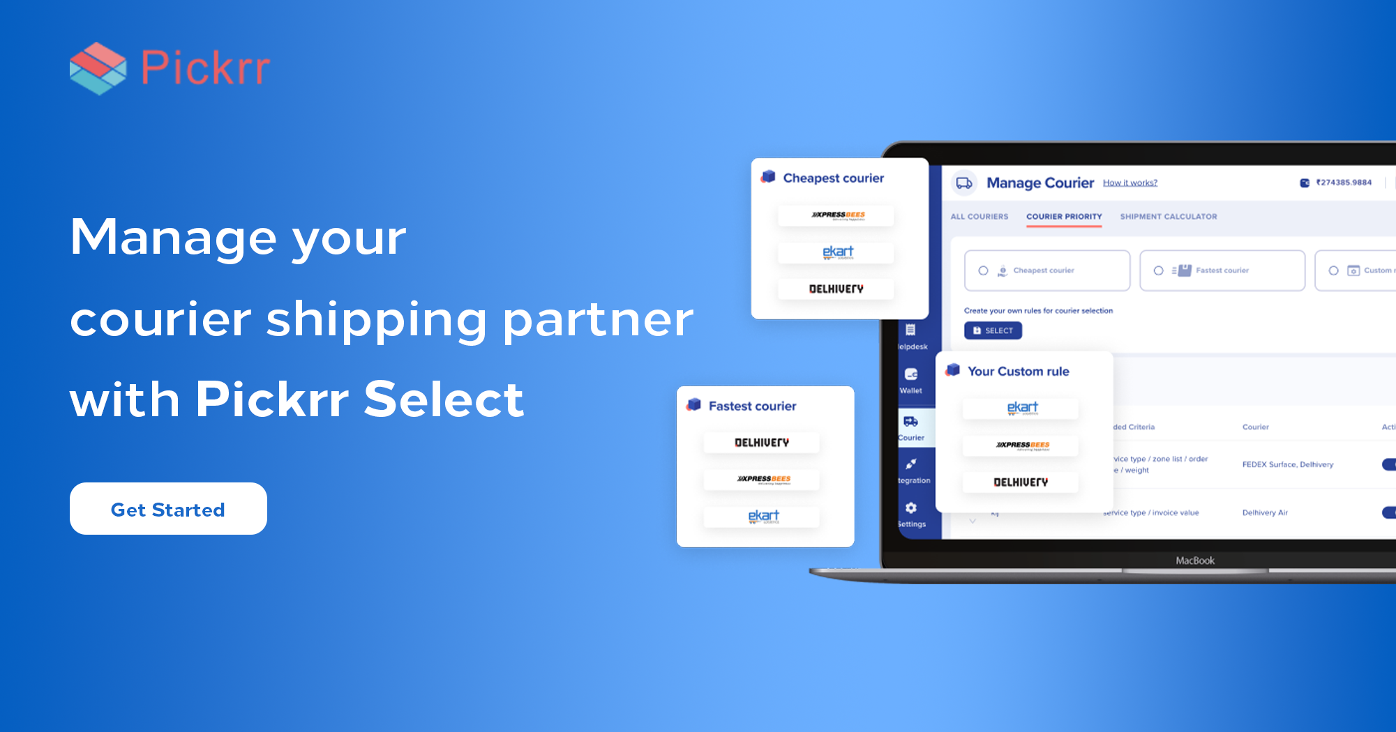Pickrr Select - Manage Your Courier Shipping Partner